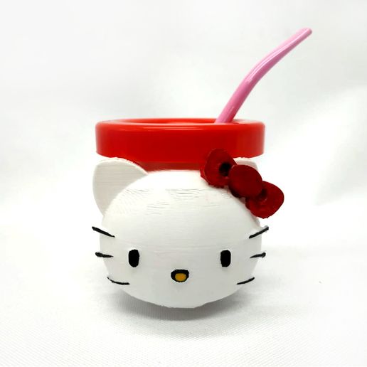 STL-Datei Mate Hello Kitty kostenlos herunterladen • Objekt für 3D-Drucker ・ Cults